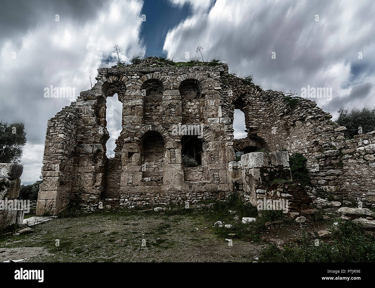 Nysa ancient city ,Sultanhisar,Aydin,Turkey Stock Photo - Alamy