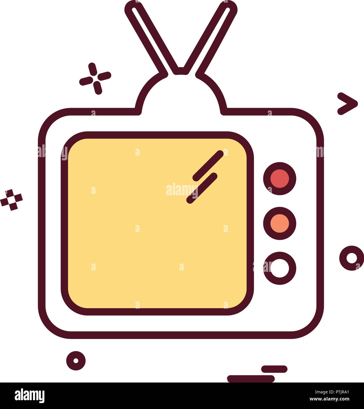 tv icon vector design Stock Vector Image & Art - Alamy