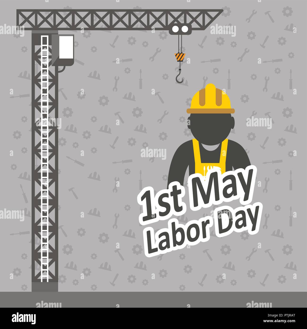 Happy Labour day design with creative background vector Stock Vector ...