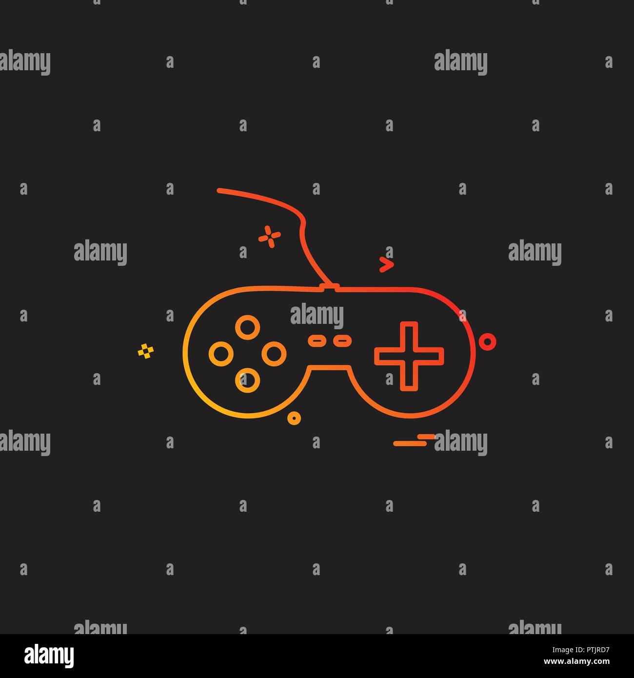 Game console icon design vector Stock Vector Image & Art - Alamy