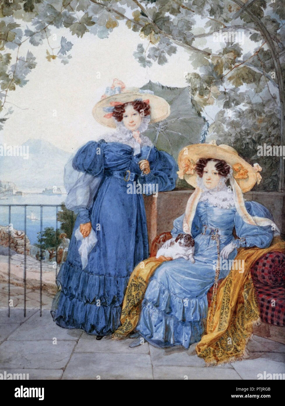 Briullov Karl - Two Friends Stock Photo - Alamy