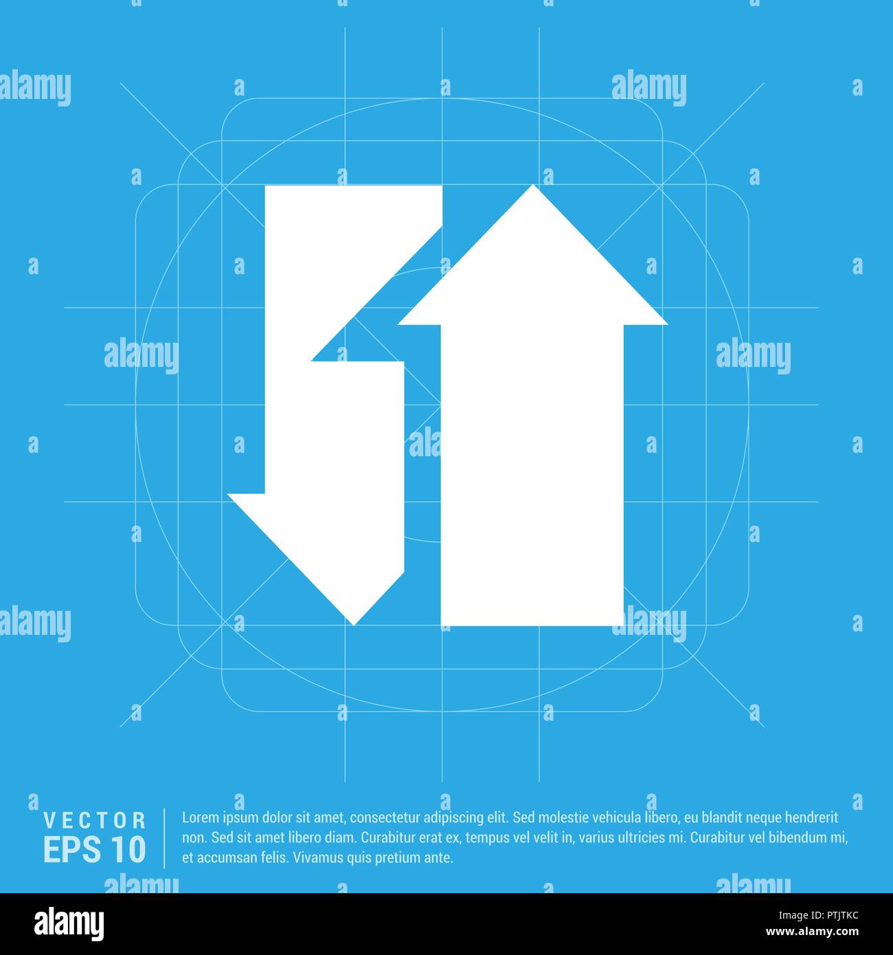 2 side arrow Icon Stock Vector Image & Art - Alamy