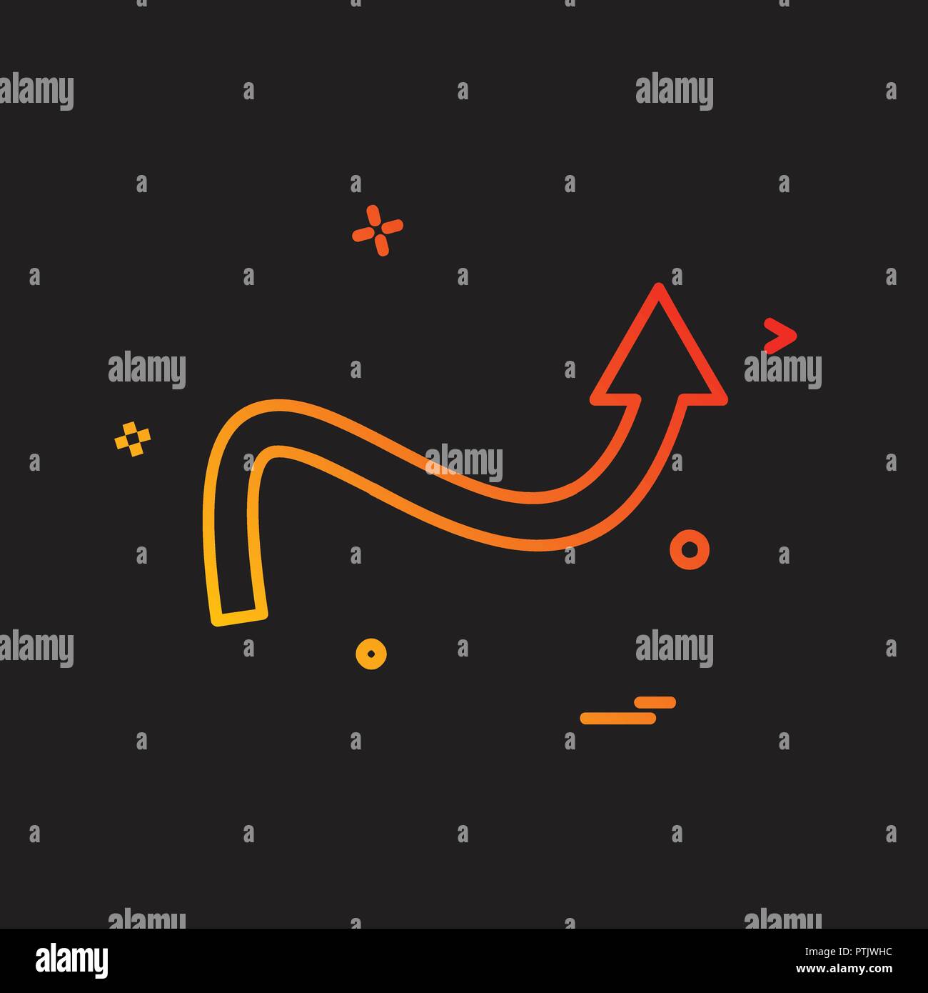 Arrow icon design vector Stock Vector Image & Art - Alamy