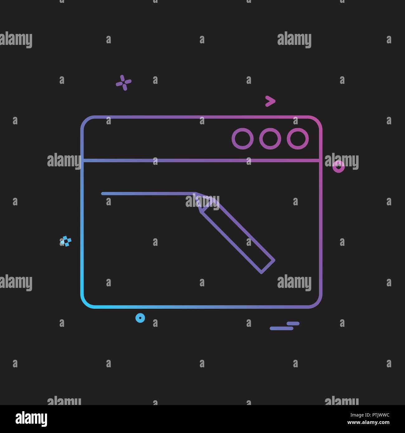 Web layout icon design vector Stock Vector Image & Art - Alamy