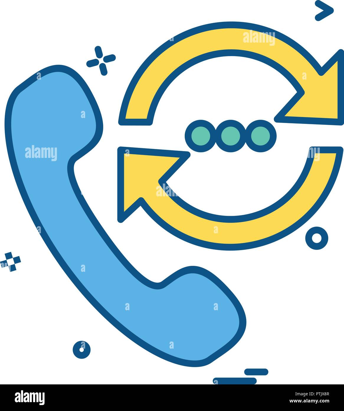 Call icon design vector Stock Vector Image & Art - Alamy
