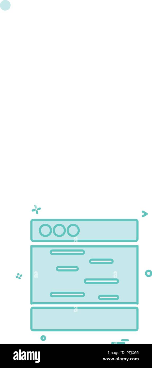 Web layouts icon design vector Stock Vector Image & Art - Alamy