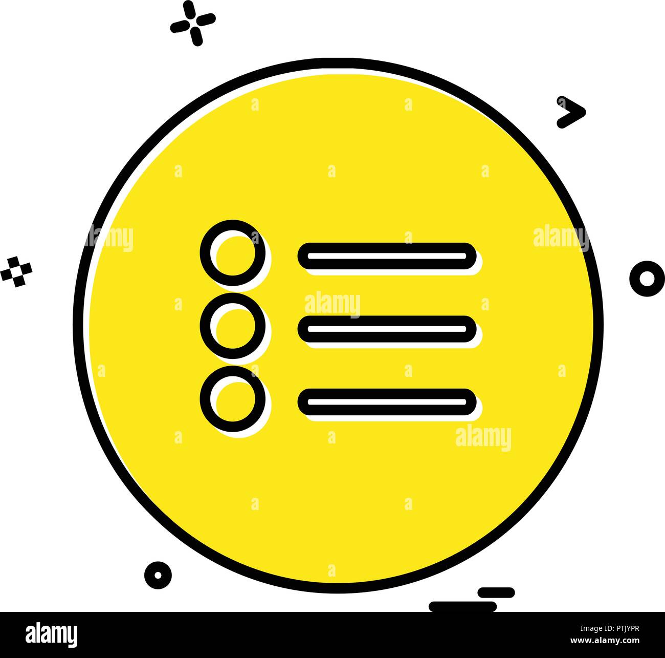 Menu icon design vector Stock Vector Image & Art - Alamy