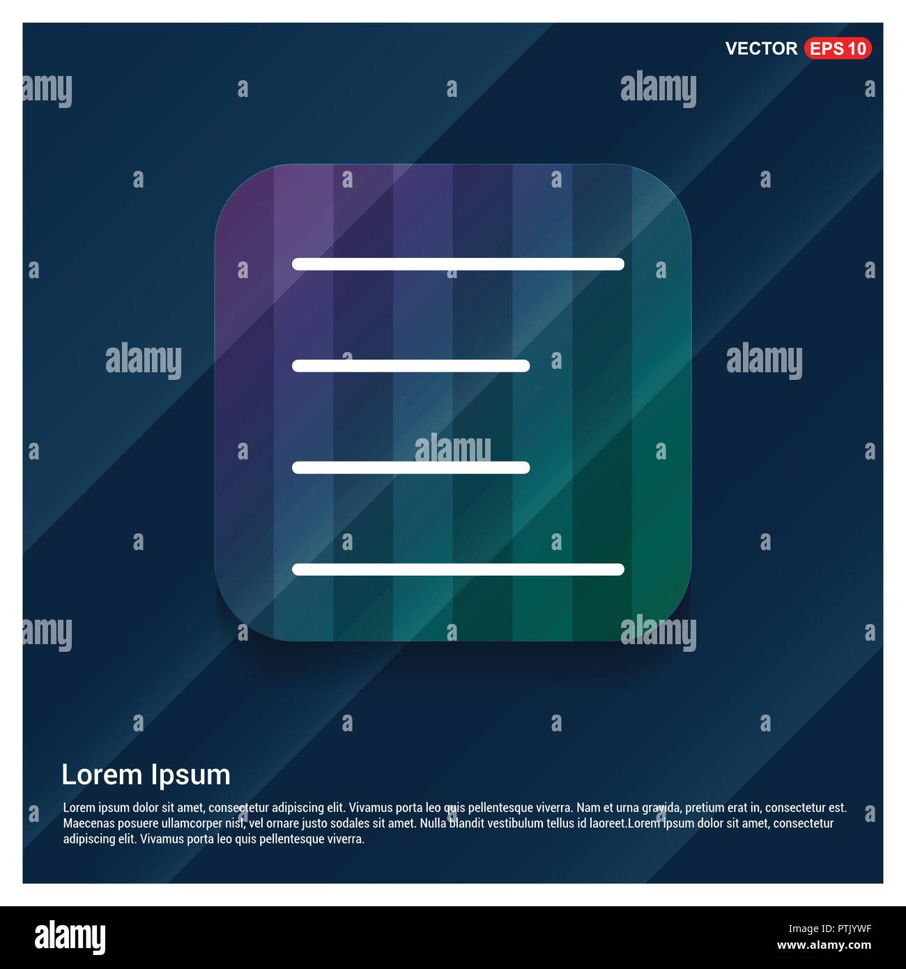 Align text icon Stock Vector Image & Art - Alamy