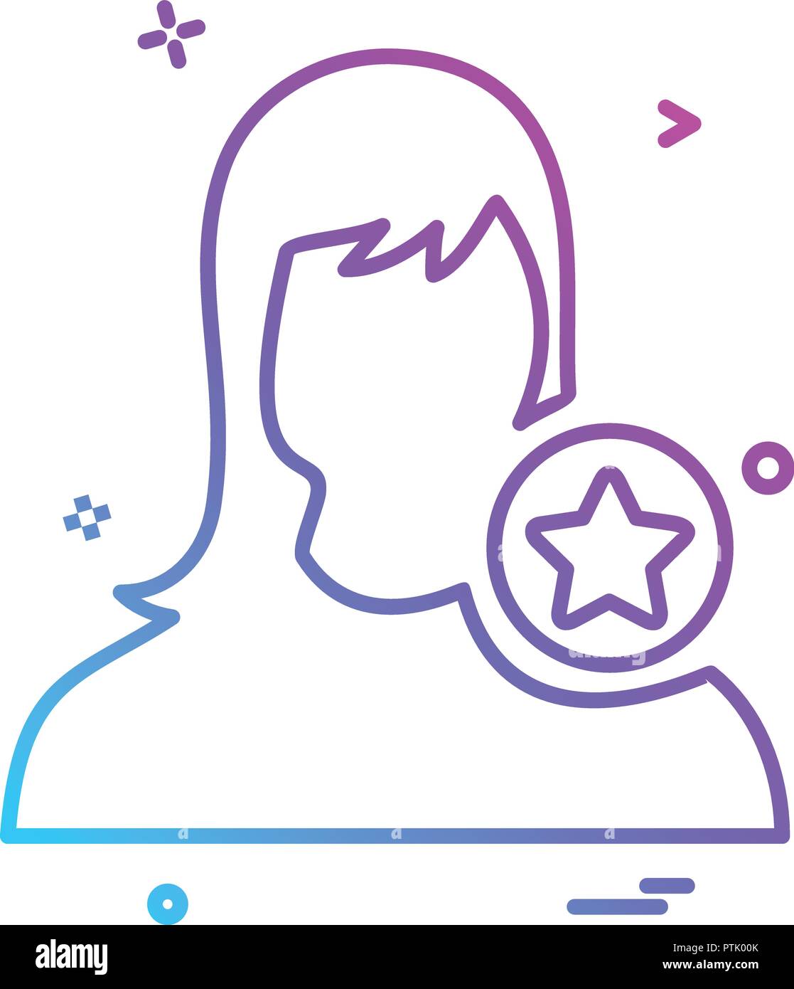 Female avatar icon design vector Stock Vector Image & Art - Alamy