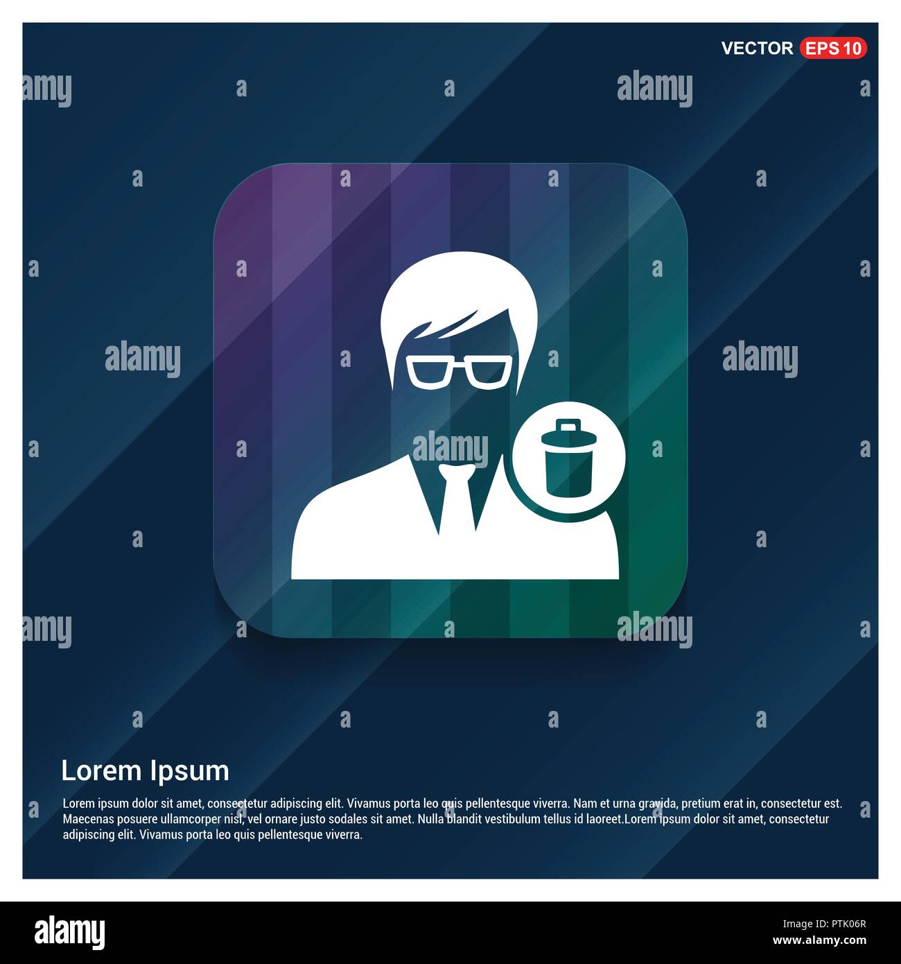 Delete user icon Stock Vector Image & Art - Alamy