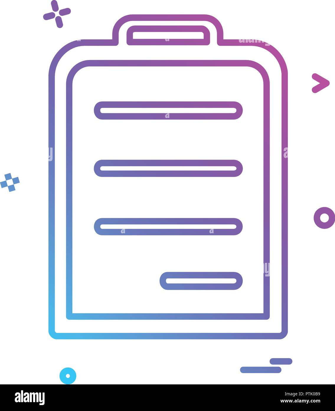 Document icon design vector Stock Vector Image & Art - Alamy