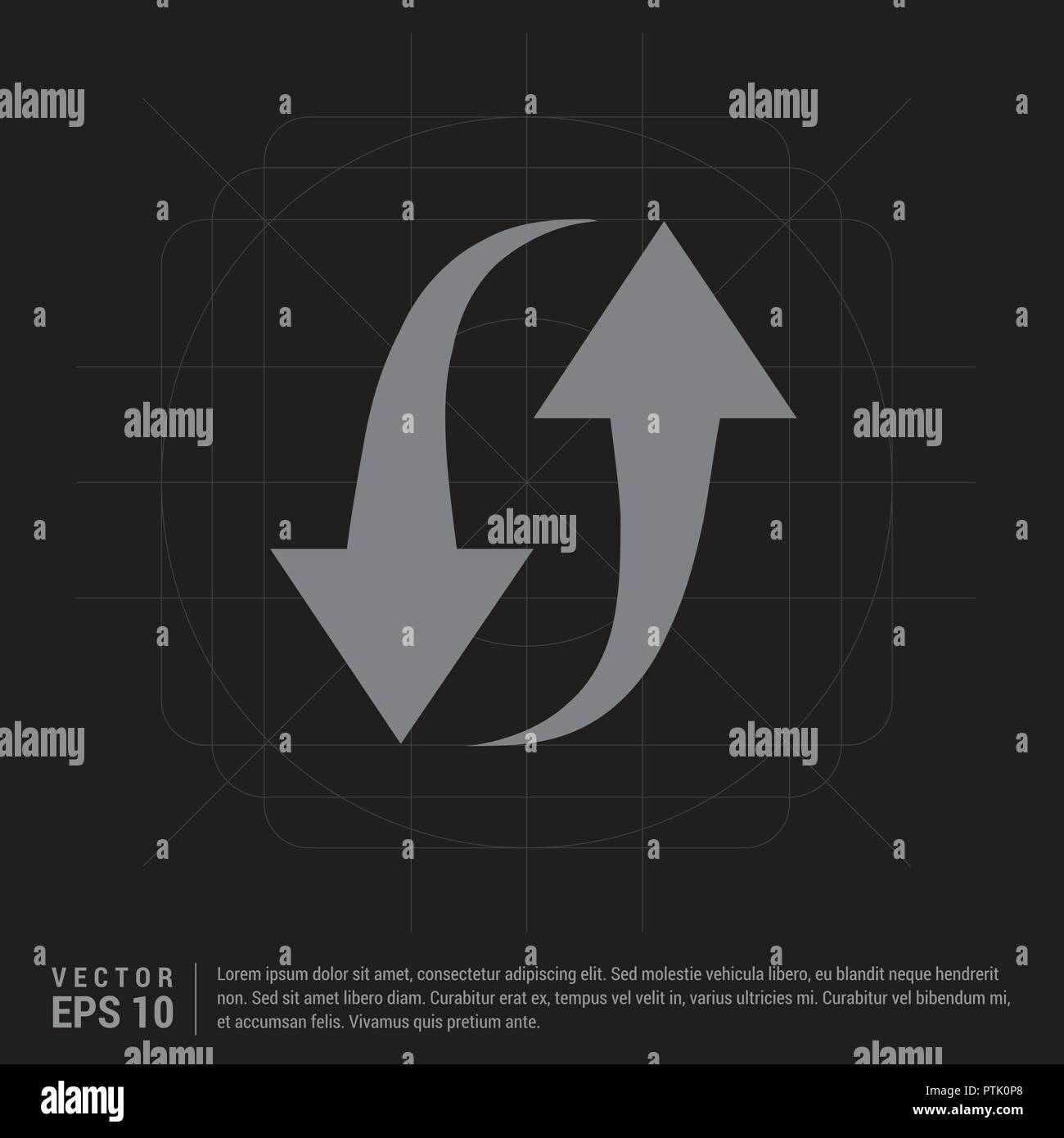 2 side arrow Icon Stock Vector Image & Art - Alamy