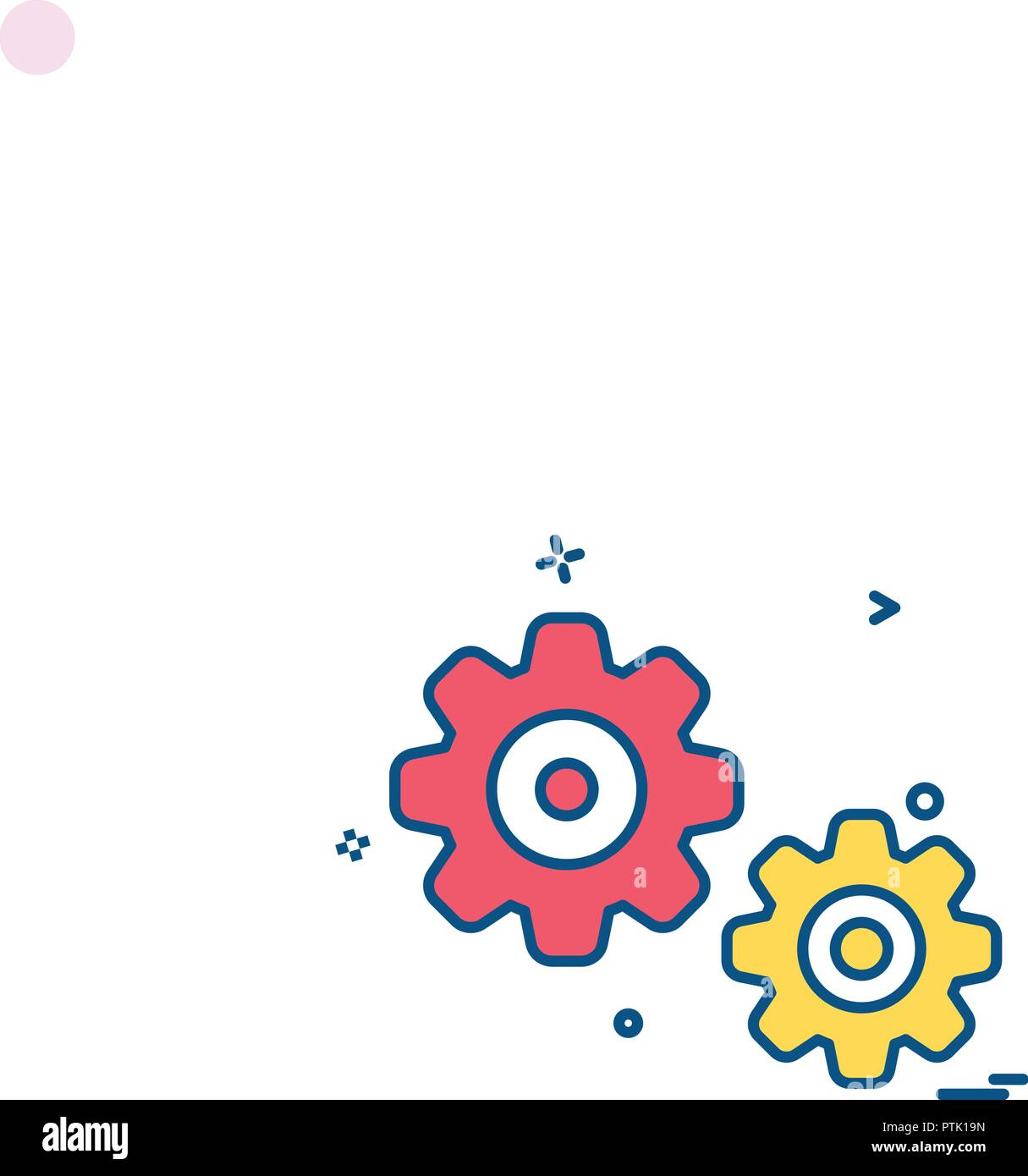 Gear icon design vector Stock Vector Image & Art - Alamy