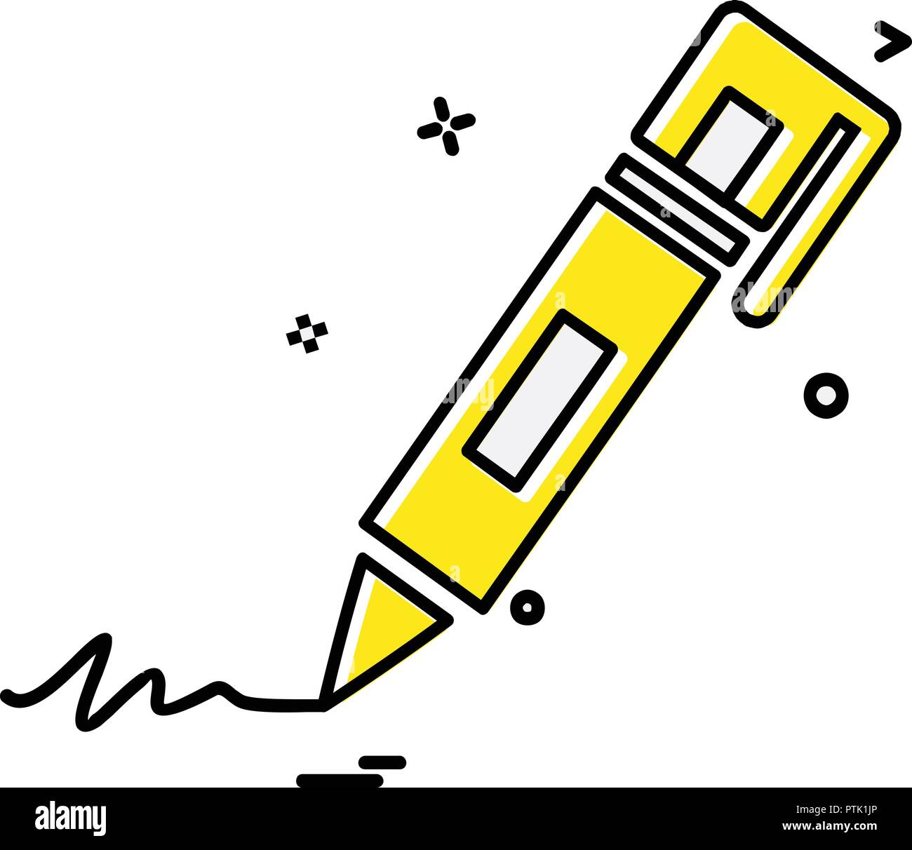Pencil icon design vector Stock Vector Image & Art - Alamy
