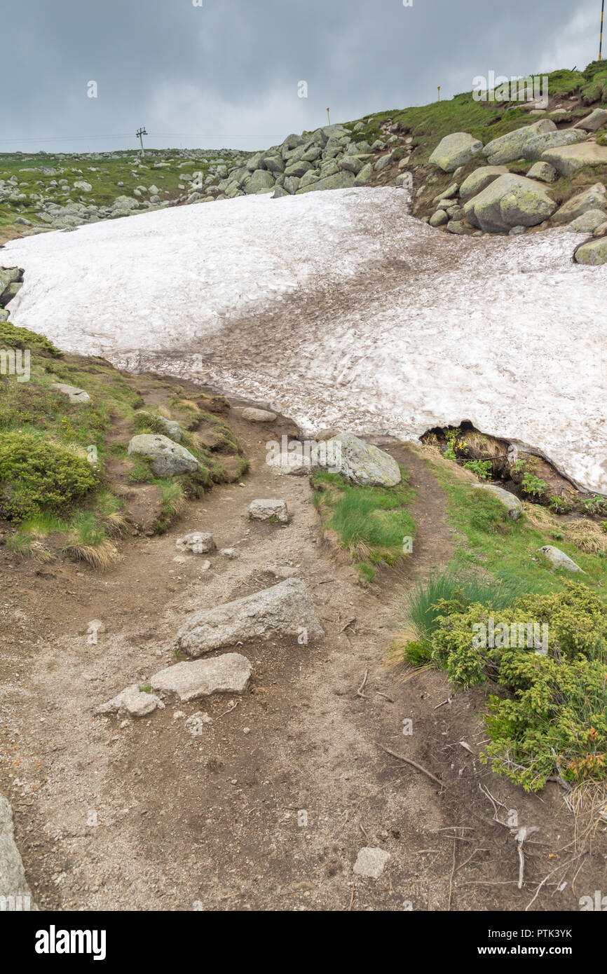 Amazing Panorama of Vitosha Mountain near Cherni Vrah Peak, Sofia City ...