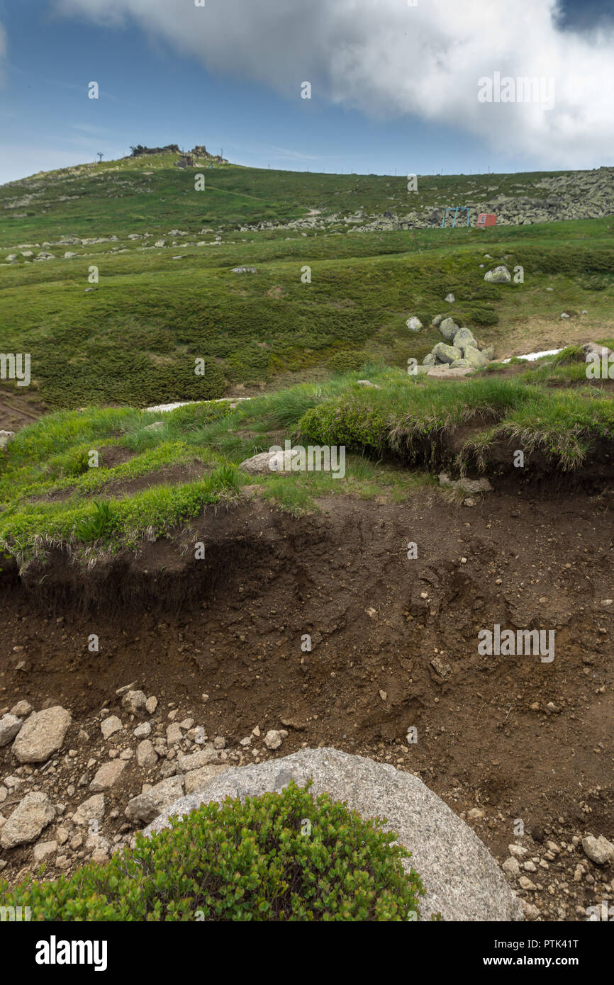 Amazing Panorama of Vitosha Mountain near Cherni Vrah Peak, Sofia City ...