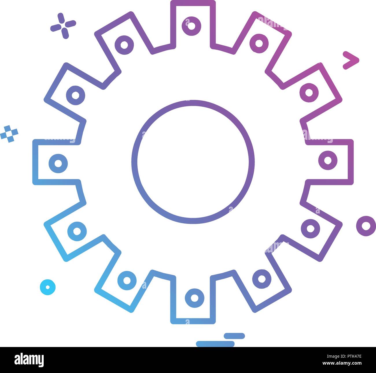 Gear icon design vector Stock Vector Image & Art - Alamy