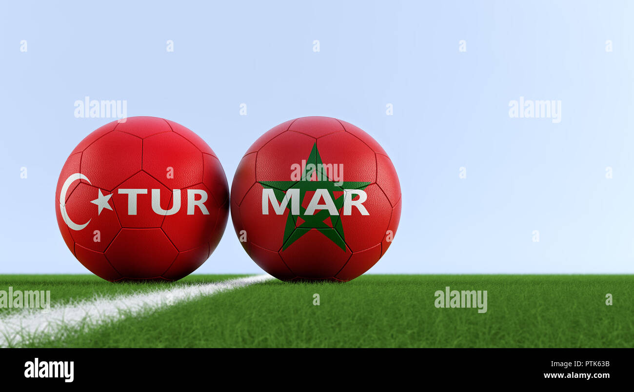 Morocco turkey flag hi-res stock photography and images - Alamy