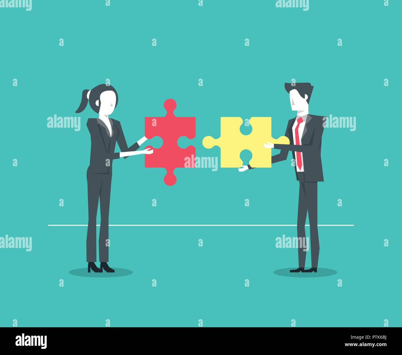 Business partners cartoon Stock Vector Image & Art - Alamy