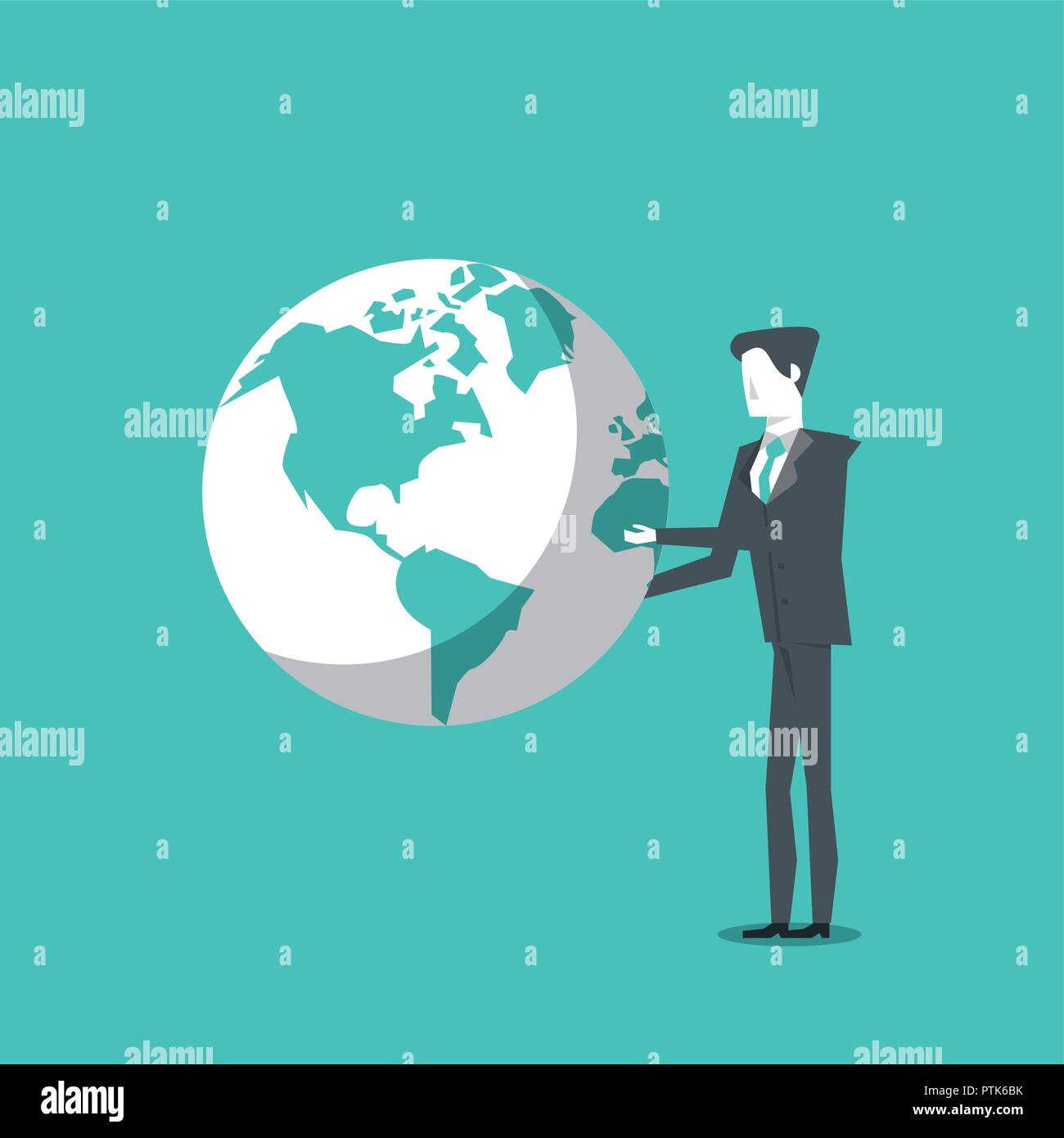 business man and world leader Stock Vector Image & Art - Alamy