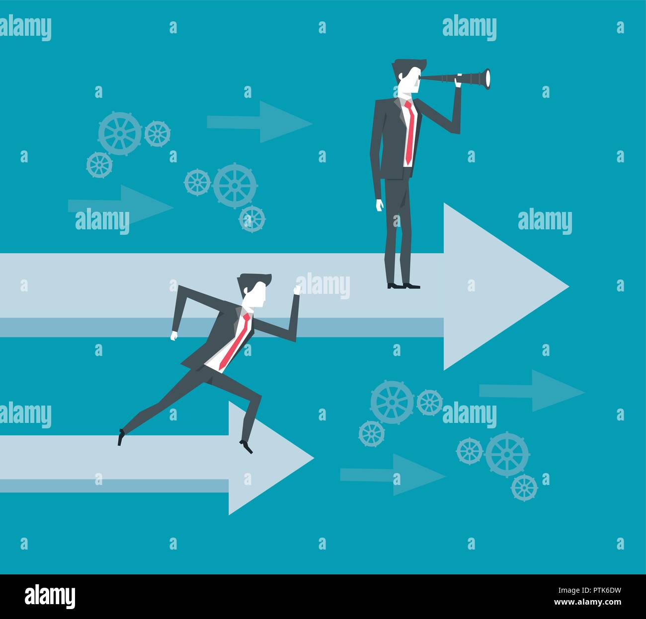 Business leader and visionary Stock Vector Image & Art - Alamy