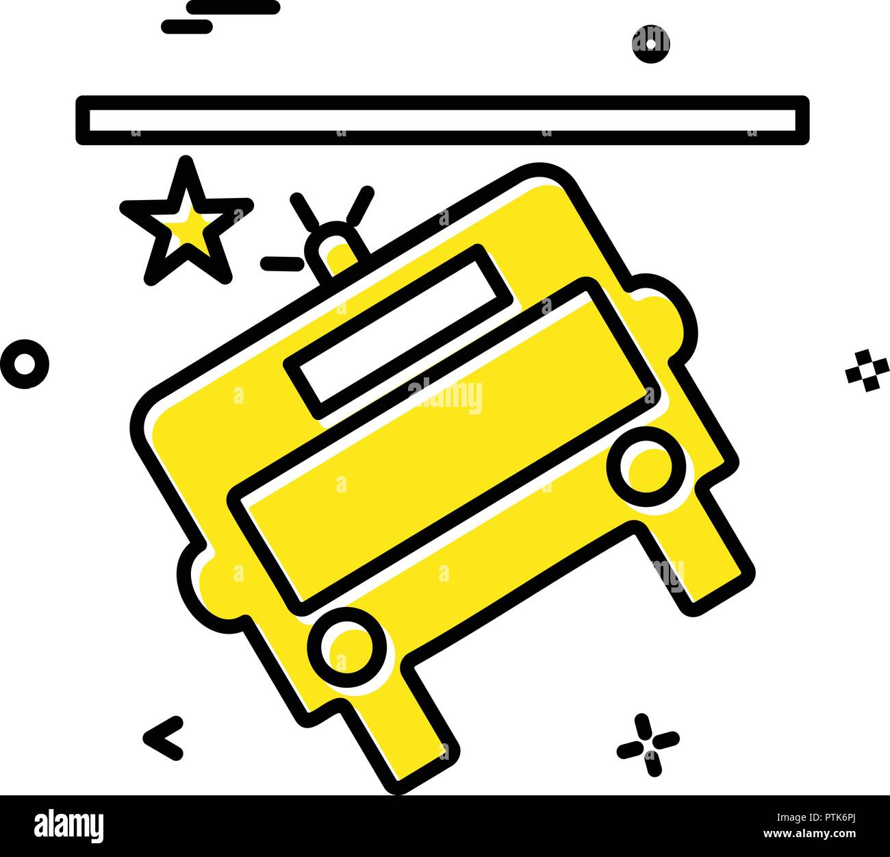 Bus accident icon design vector Stock Vector Image & Art - Alamy