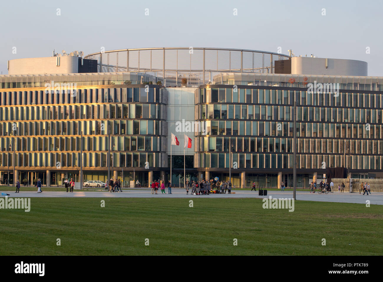 Metropolitan office building in Warsaw, Poland Stock Photo - Alamy