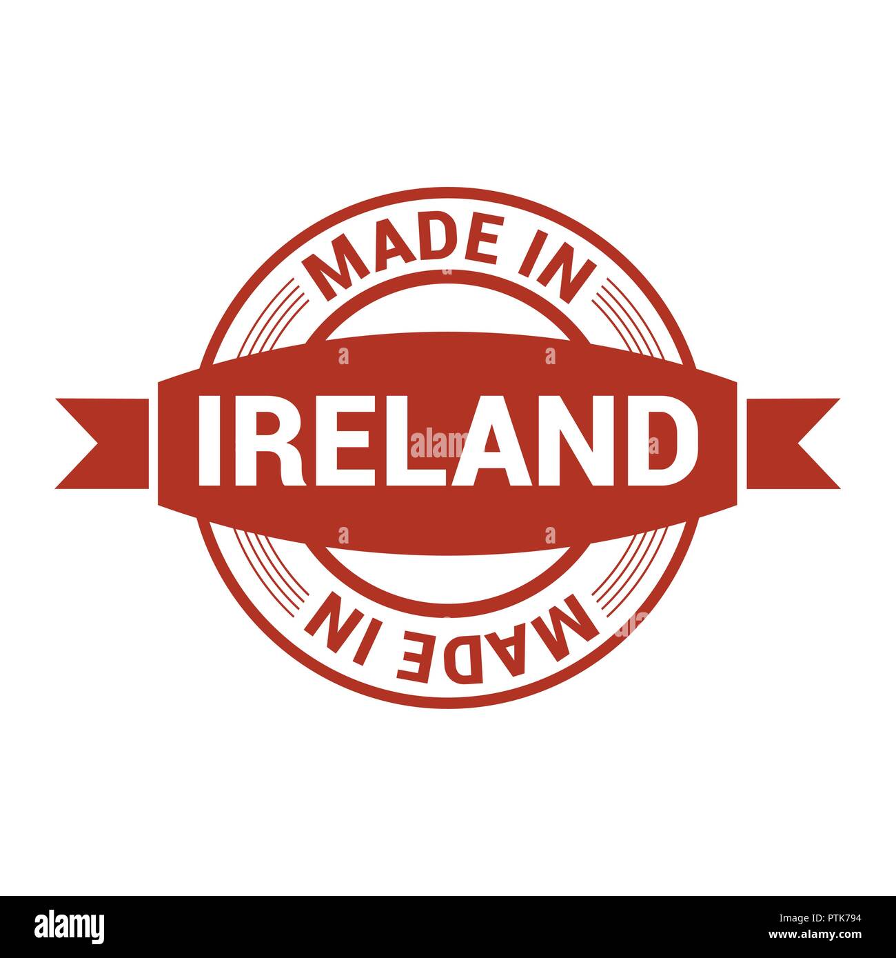 Ireland stamp design vector Stock Vector Image & Art - Alamy