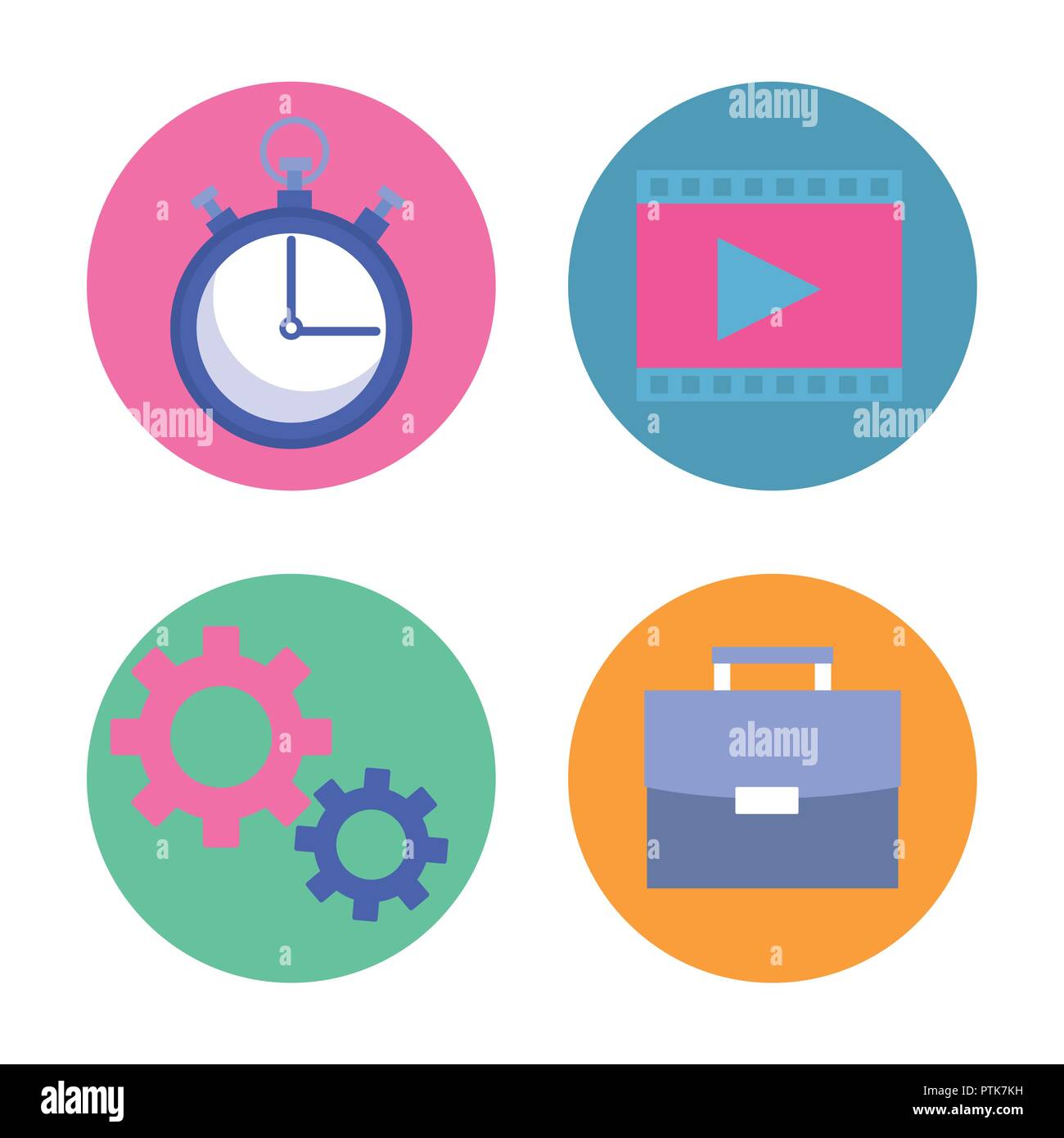 Business productivity tools cartoon Stock Vector Image & Art - Alamy