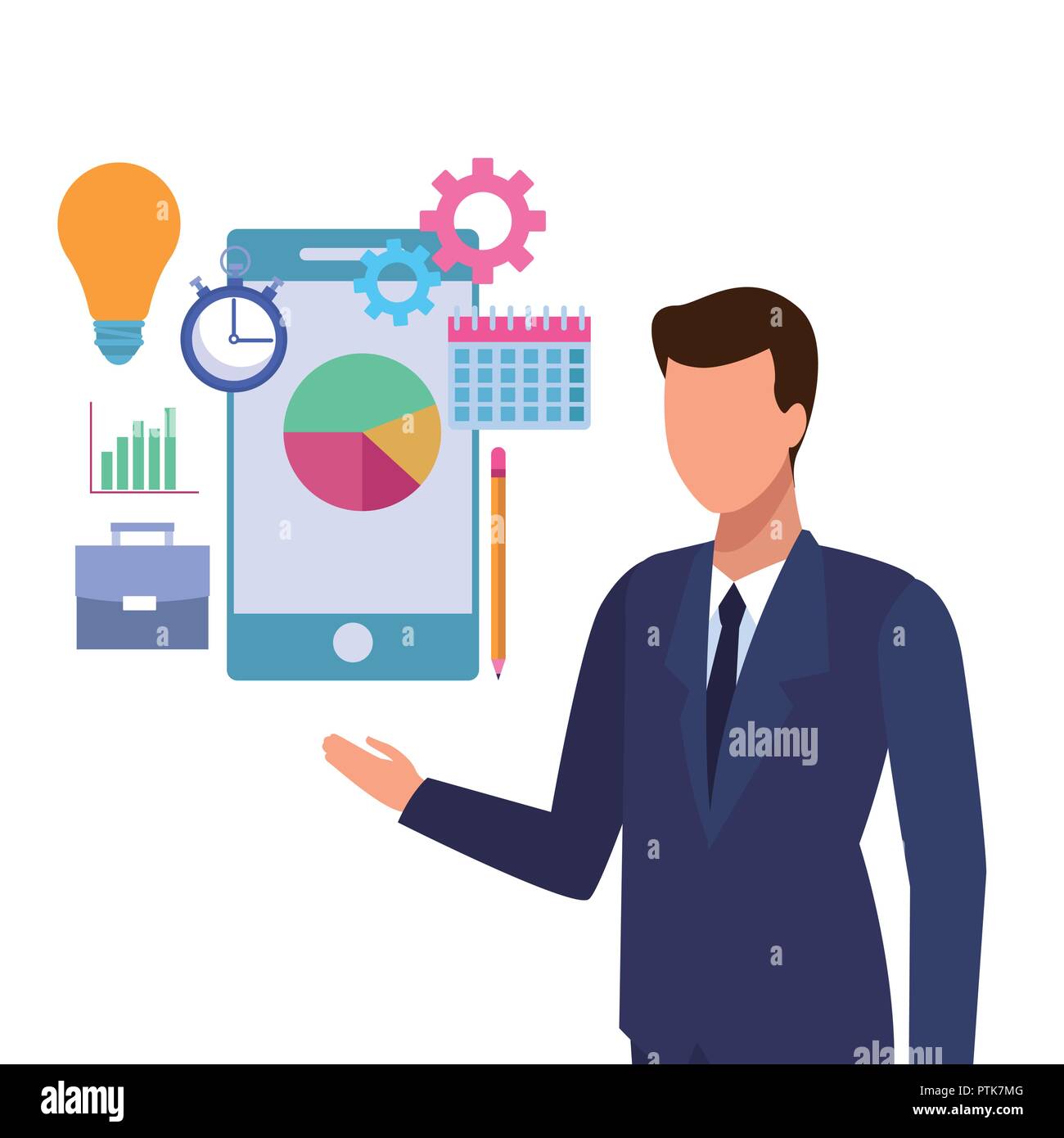 Productivity distribution Stock Vector Images - Alamy