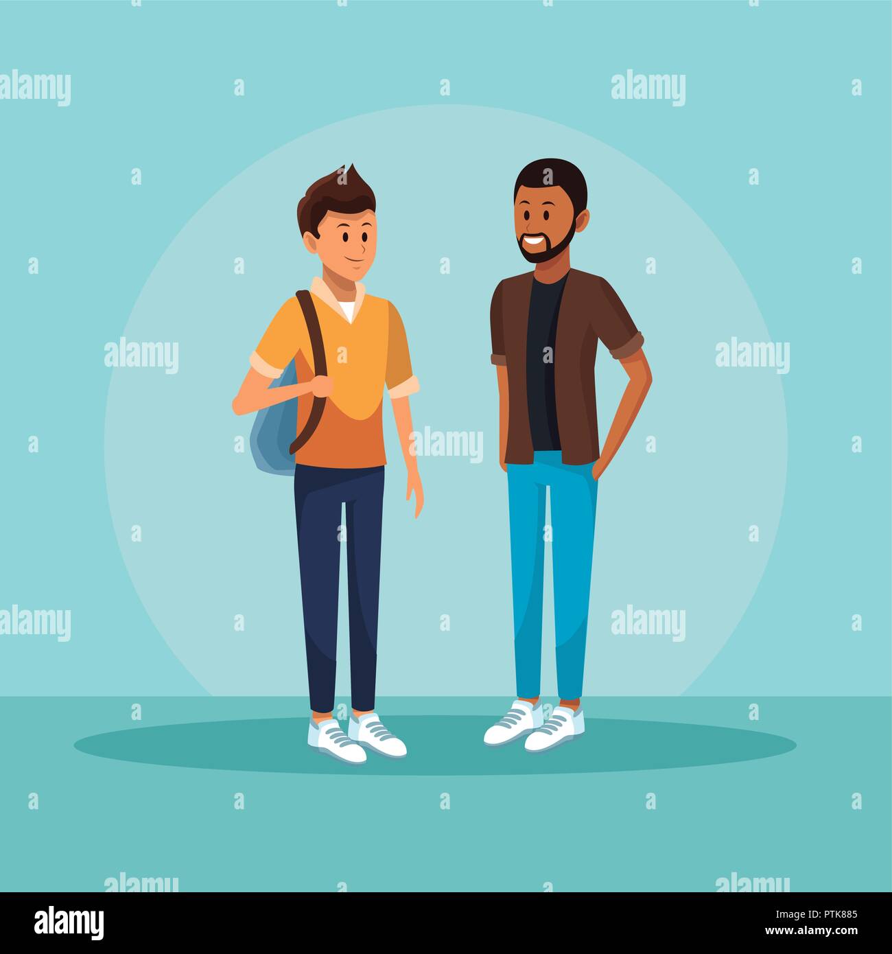 city people talking cartoons Stock Vector Image & Art - Alamy