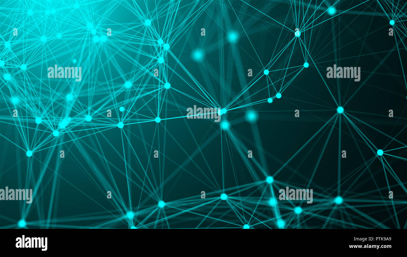 Abstract connection dots. Technology background. Network concept Stock ...