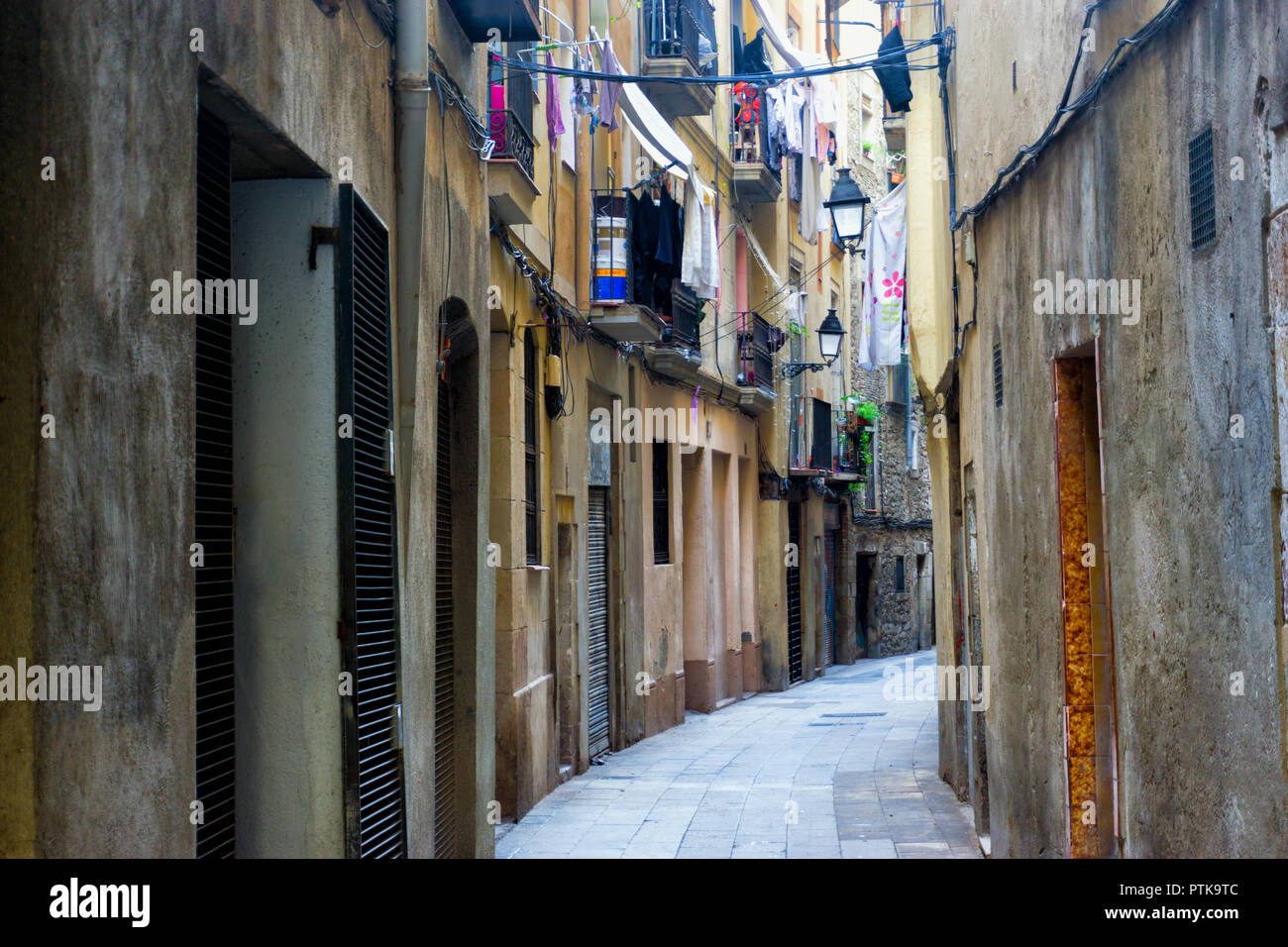 European architecture in street in Barcelona, Spain Stock Photo - Alamy