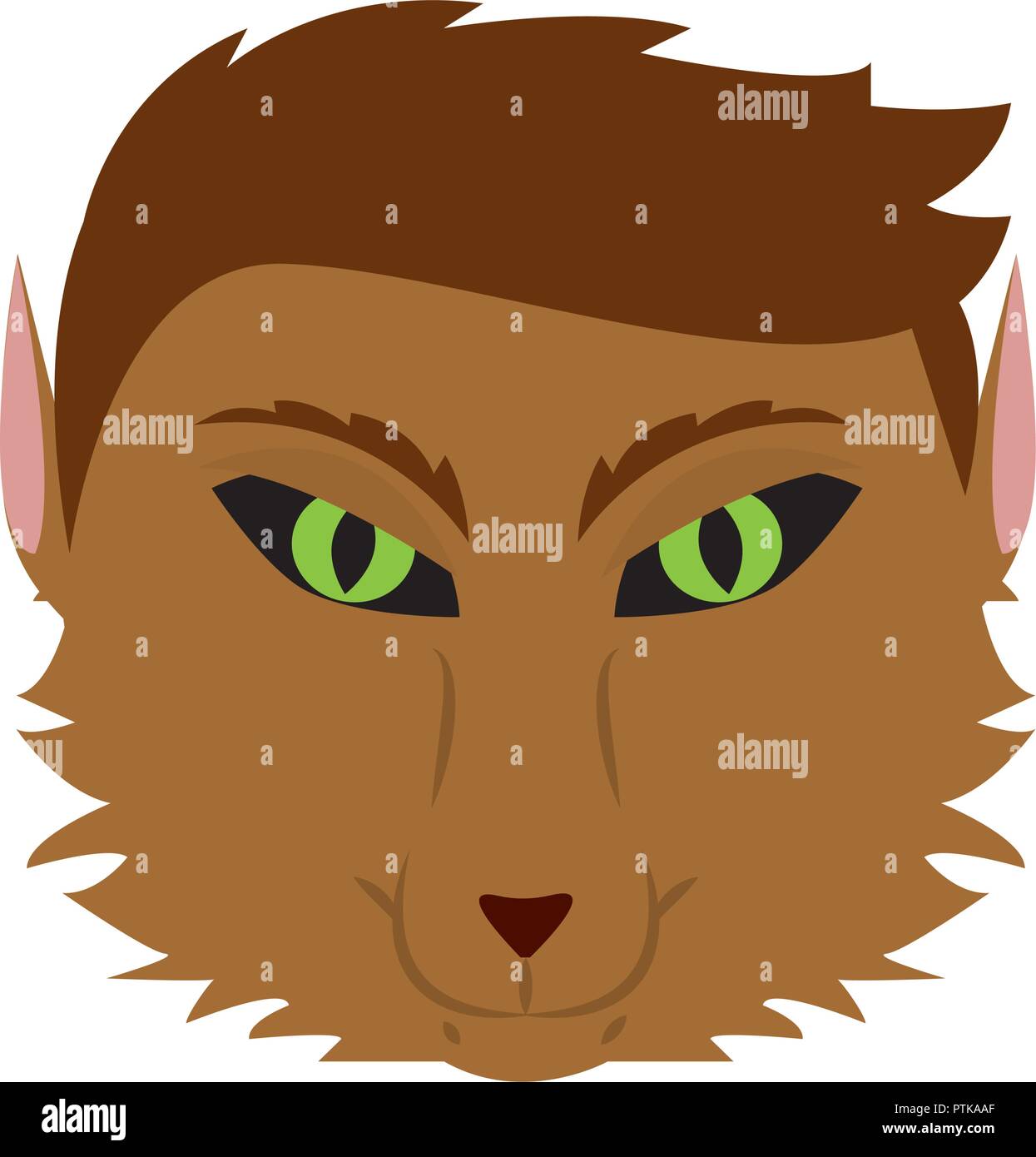 Cartoon halloween mask Stock Vector Image & Art - Alamy