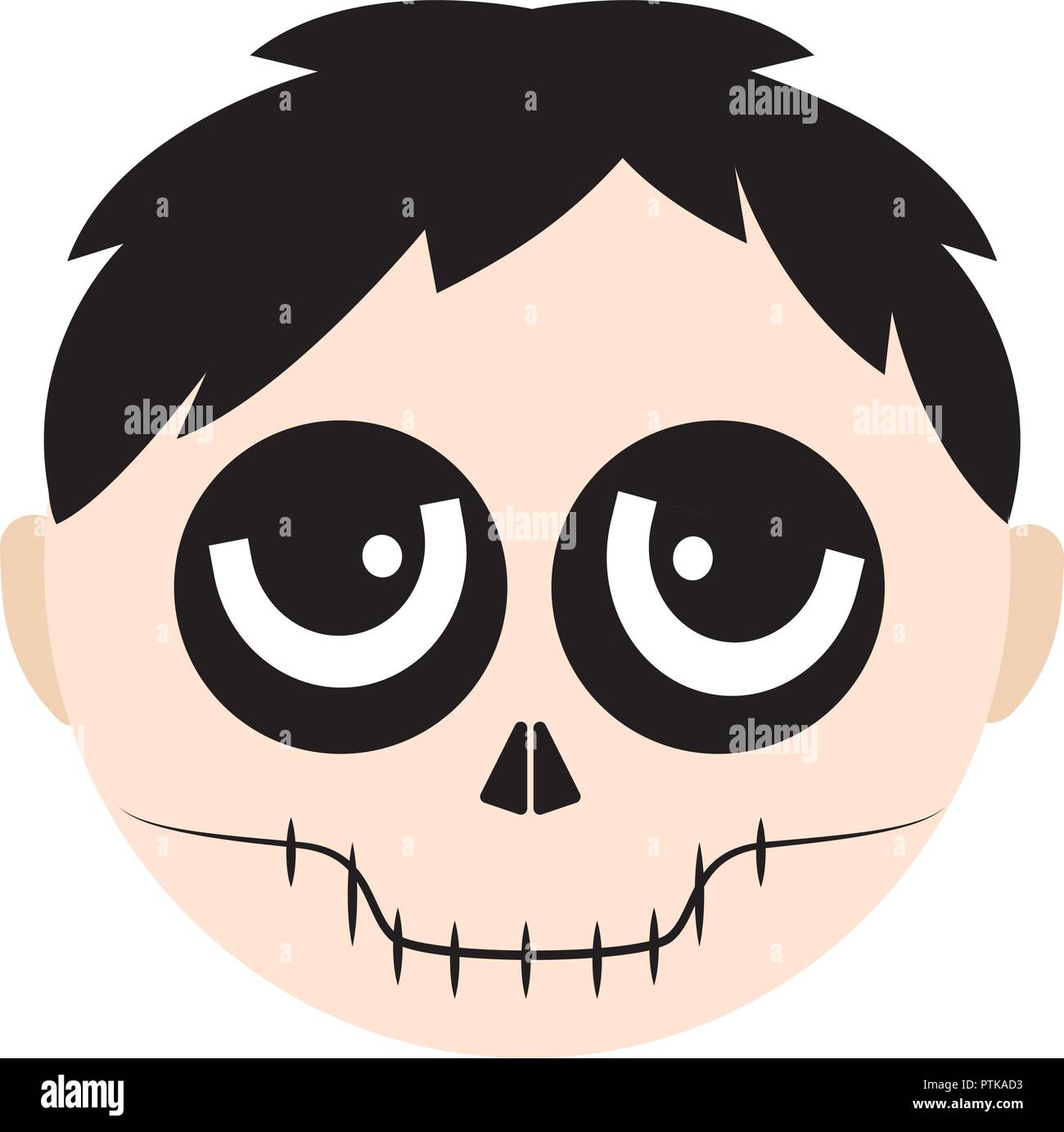 Cartoon halloween mask Stock Vector Image & Art - Alamy
