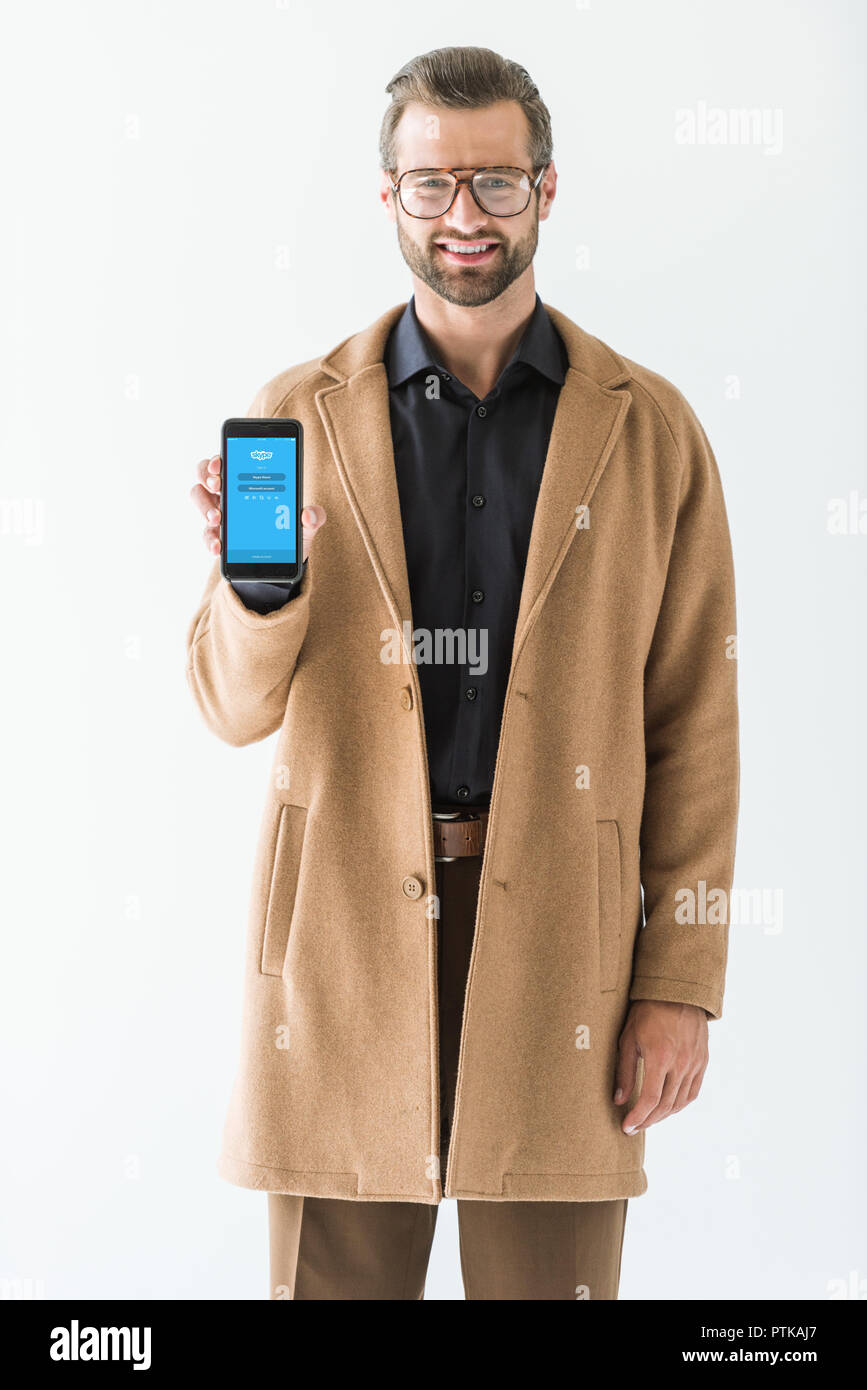 Skype smile hi-res stock photography and images - Alamy