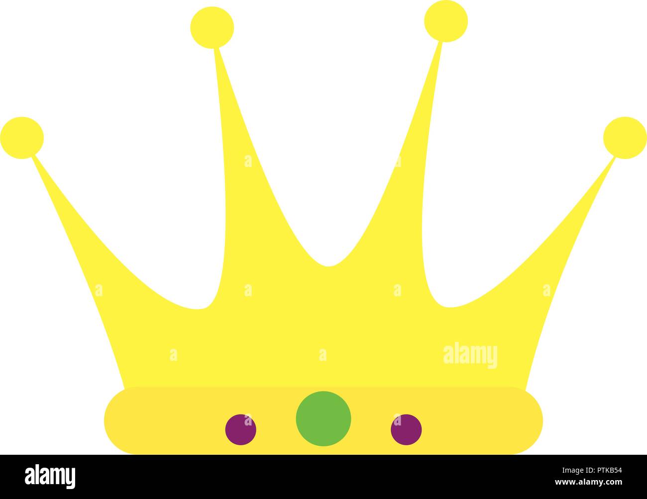 Colorful Carnival Crown Stock Vector Image & Art - Alamy