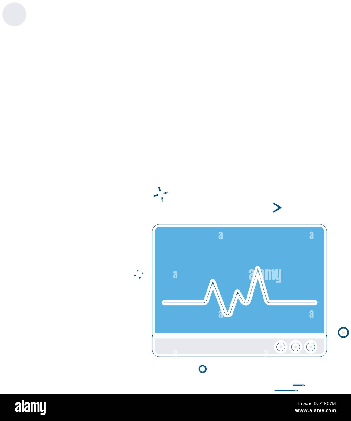 ECG icon design vector Stock Vector Image & Art - Alamy