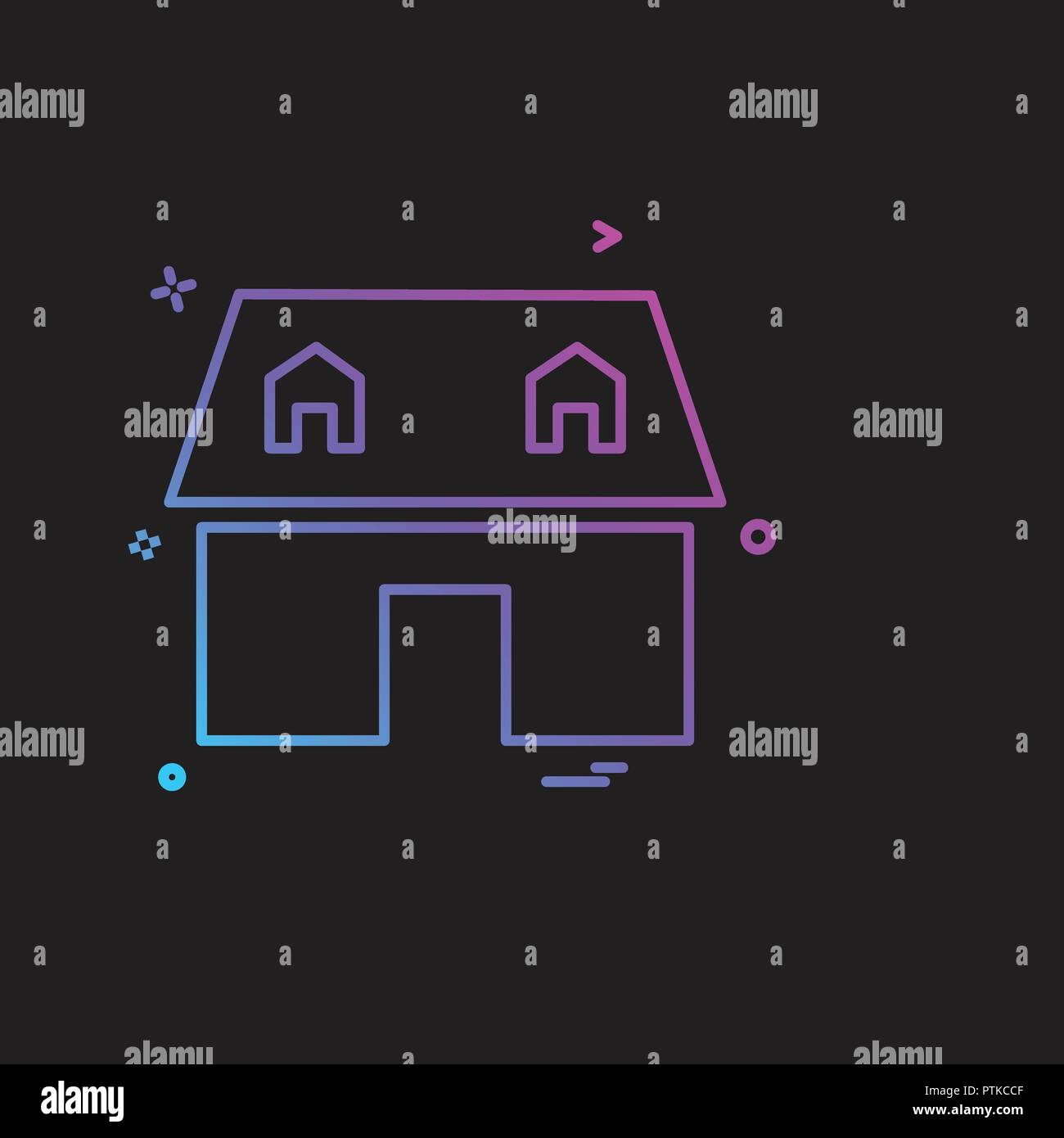 Real Estate icon design vector Stock Vector Image & Art - Alamy