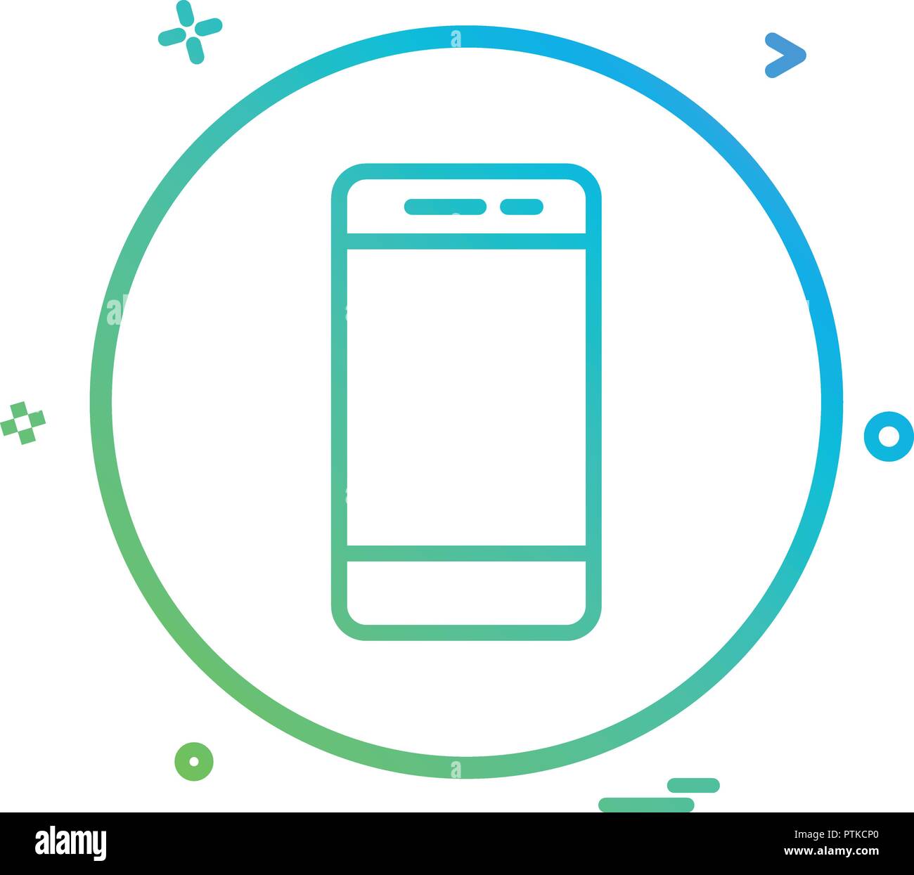 mobile phone basic icon vector design Stock Vector Image & Art - Alamy