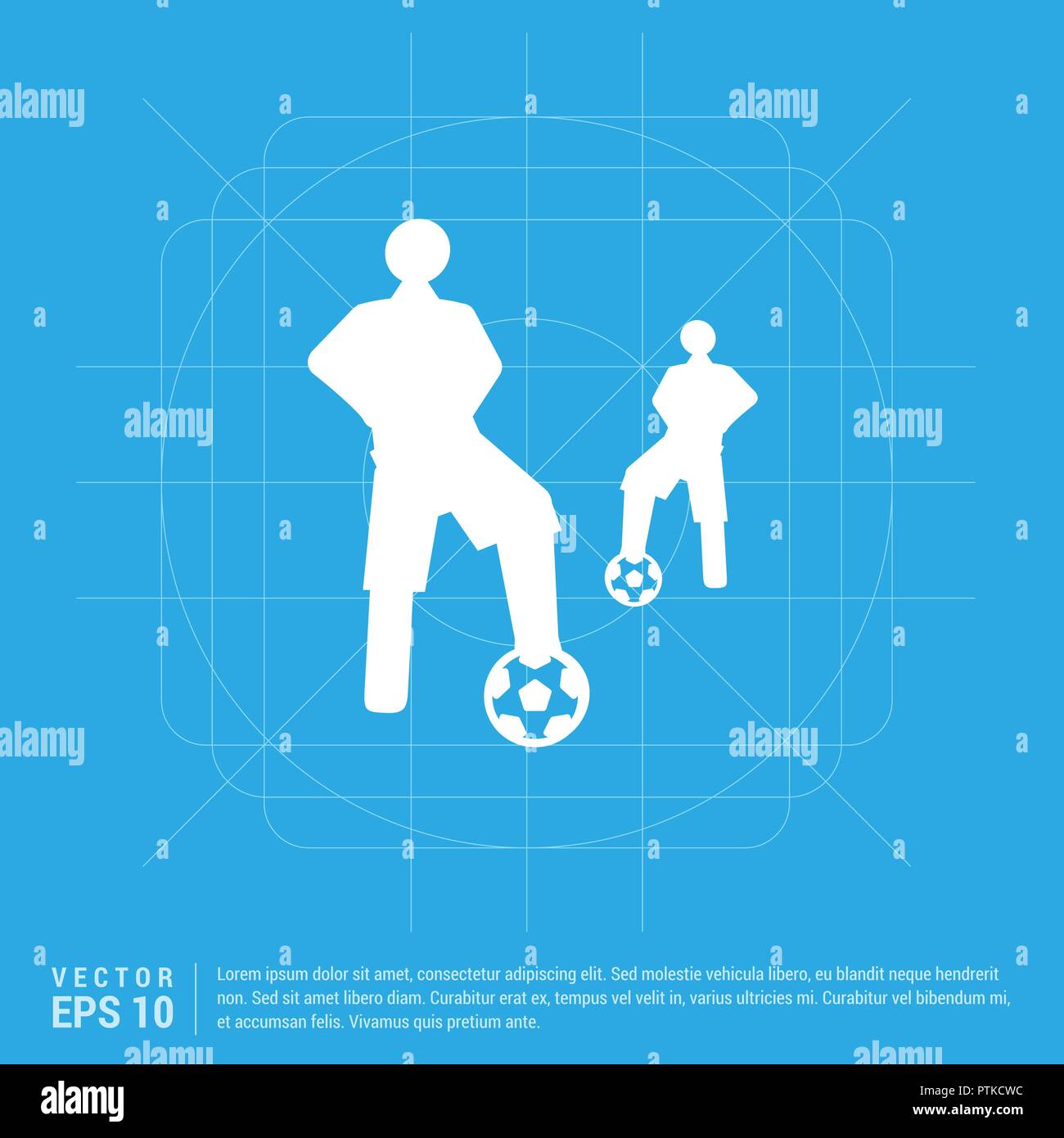 Football Player Icon Stock Vector Image & Art - Alamy