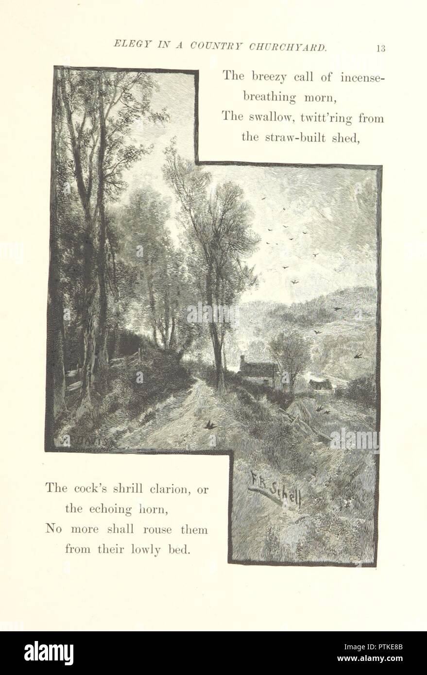 page 25 of 'An elegy written in a country churchyard . The artists ...