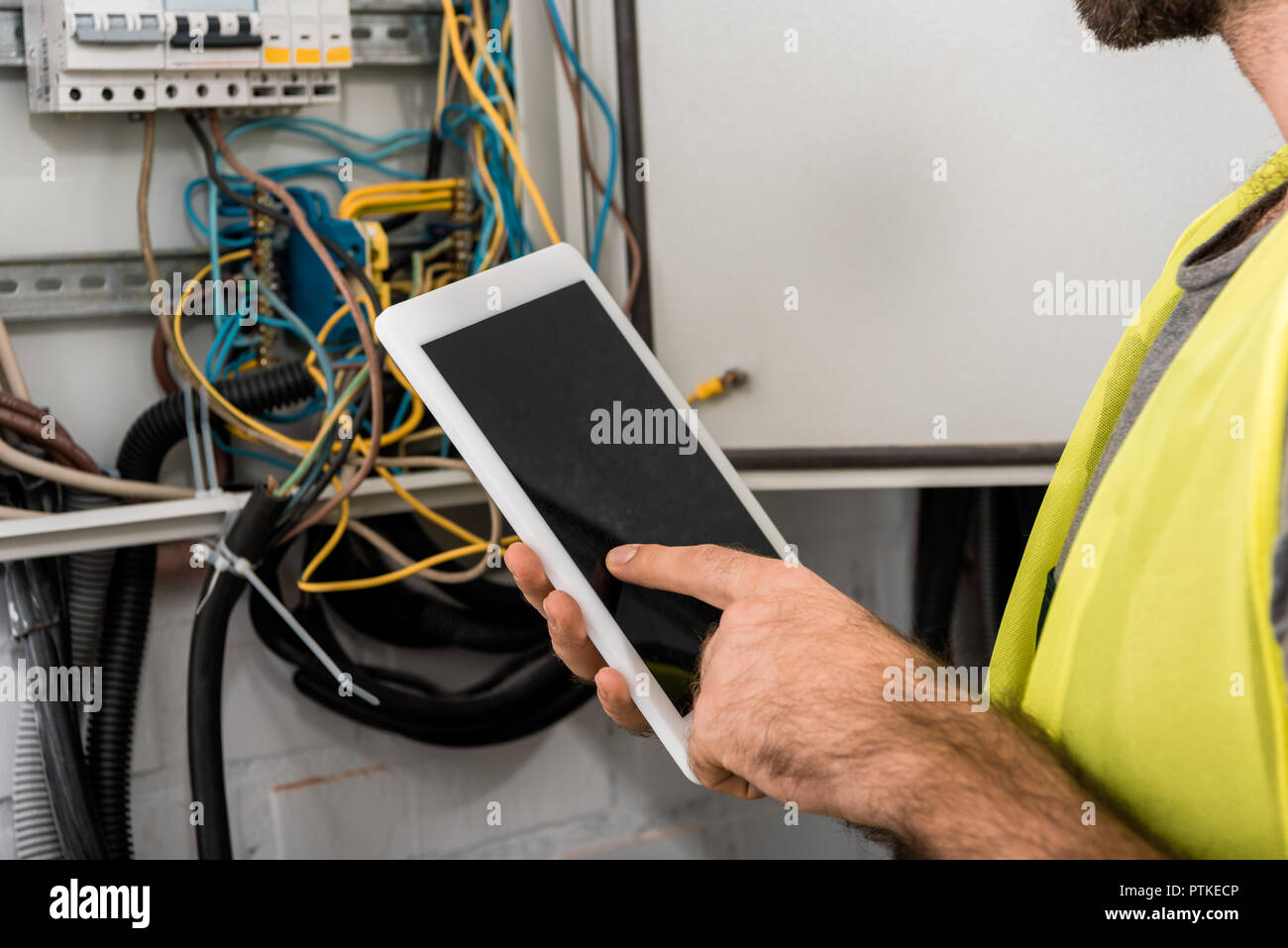 Professional electrician tools space hi-res stock photography and ...
