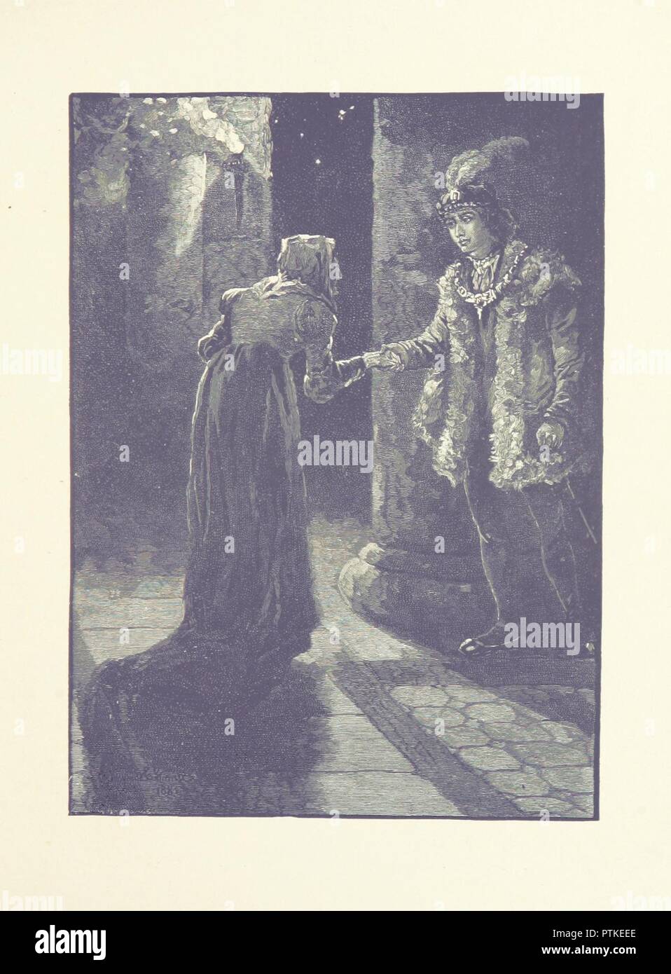 page 27 of 'The Eve of St. Agnes. (Illustrated by Edmund H. Garrett ...