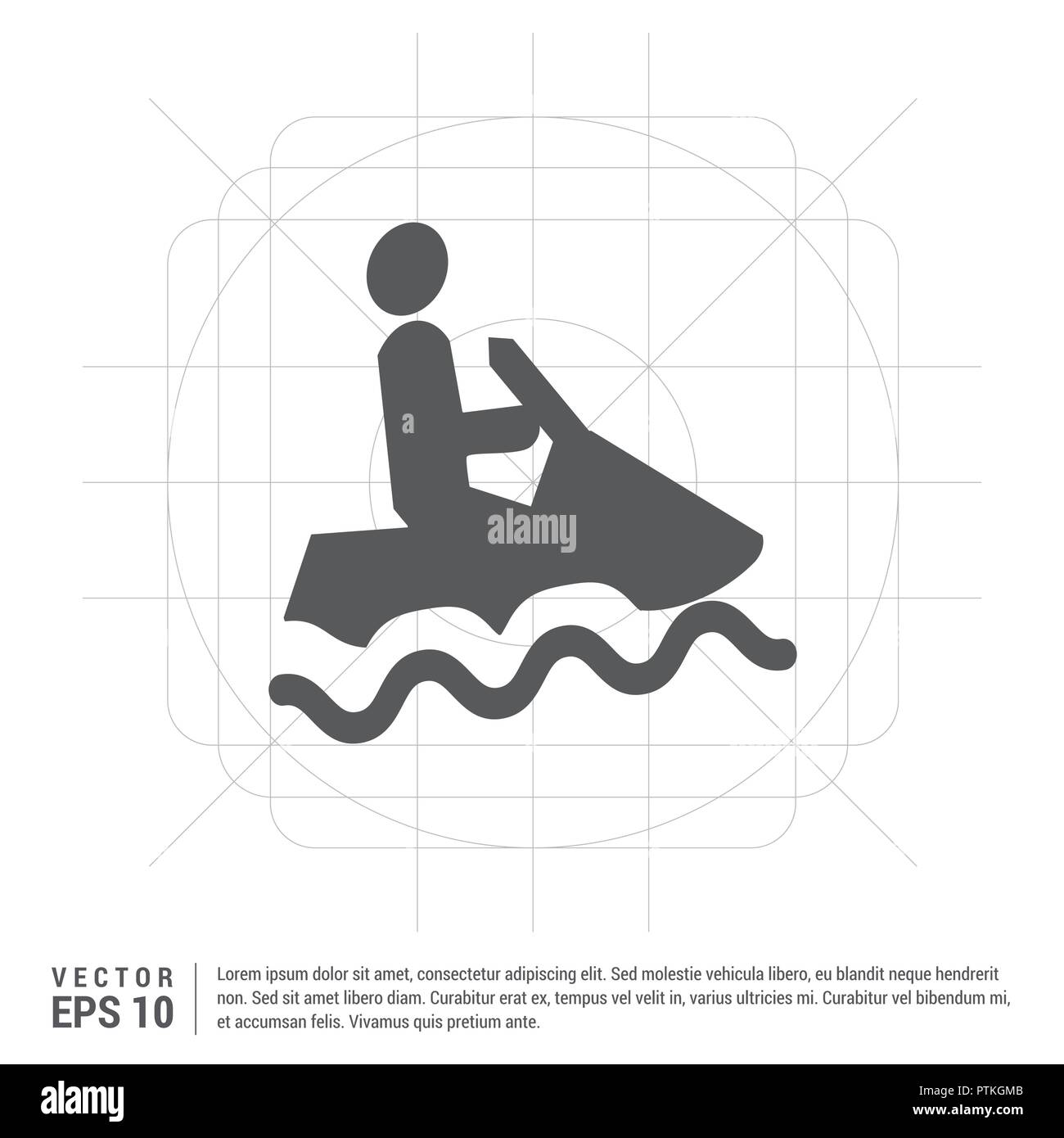 Jet boat Icon Stock Vector Image & Art - Alamy