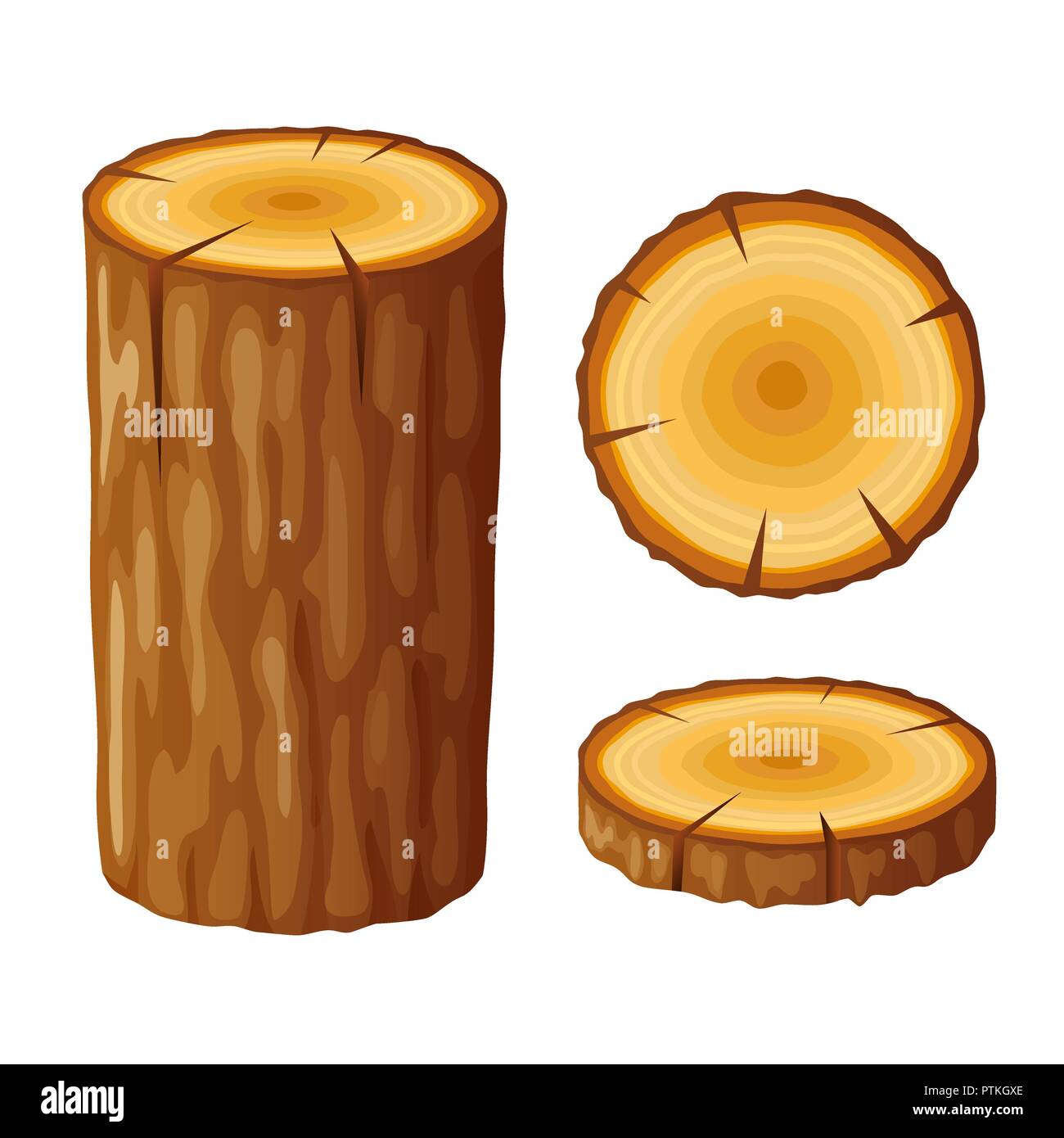 Old pine trees brown Stock Vector Images - Alamy