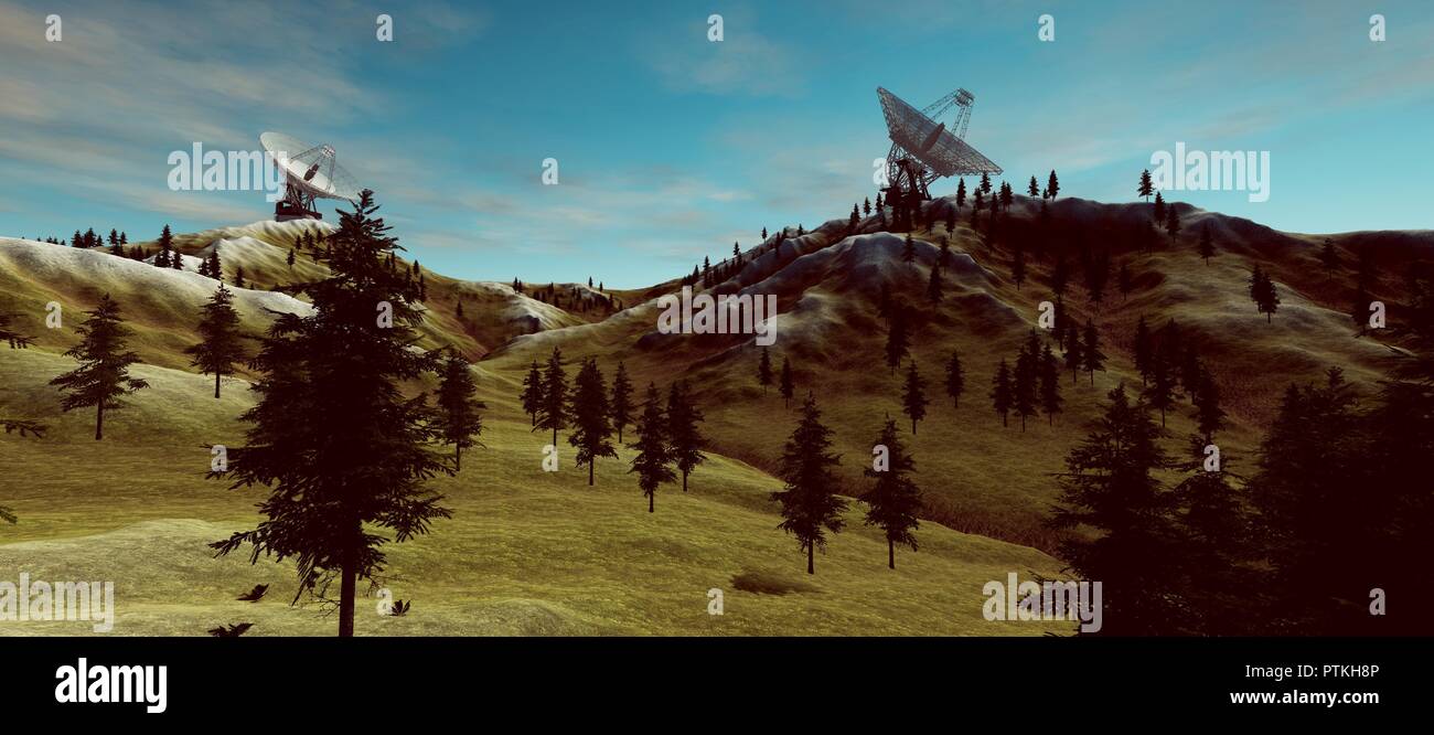 Extremely detailed and realistic high resolution 3d image of an two big ...