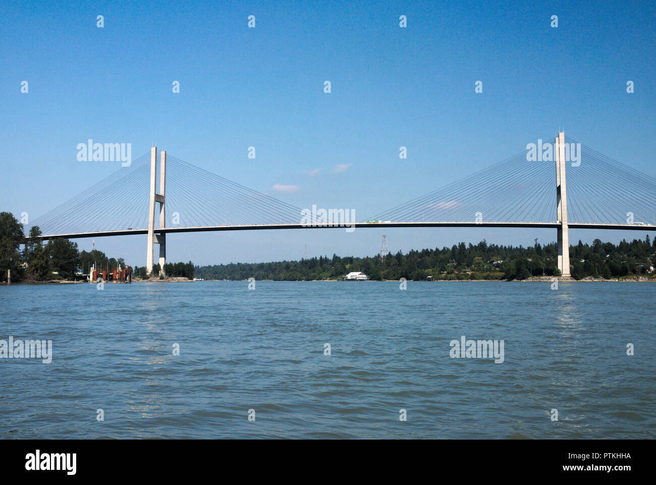 Alex fraser bridge british columbia canada hi-res stock photography and ...