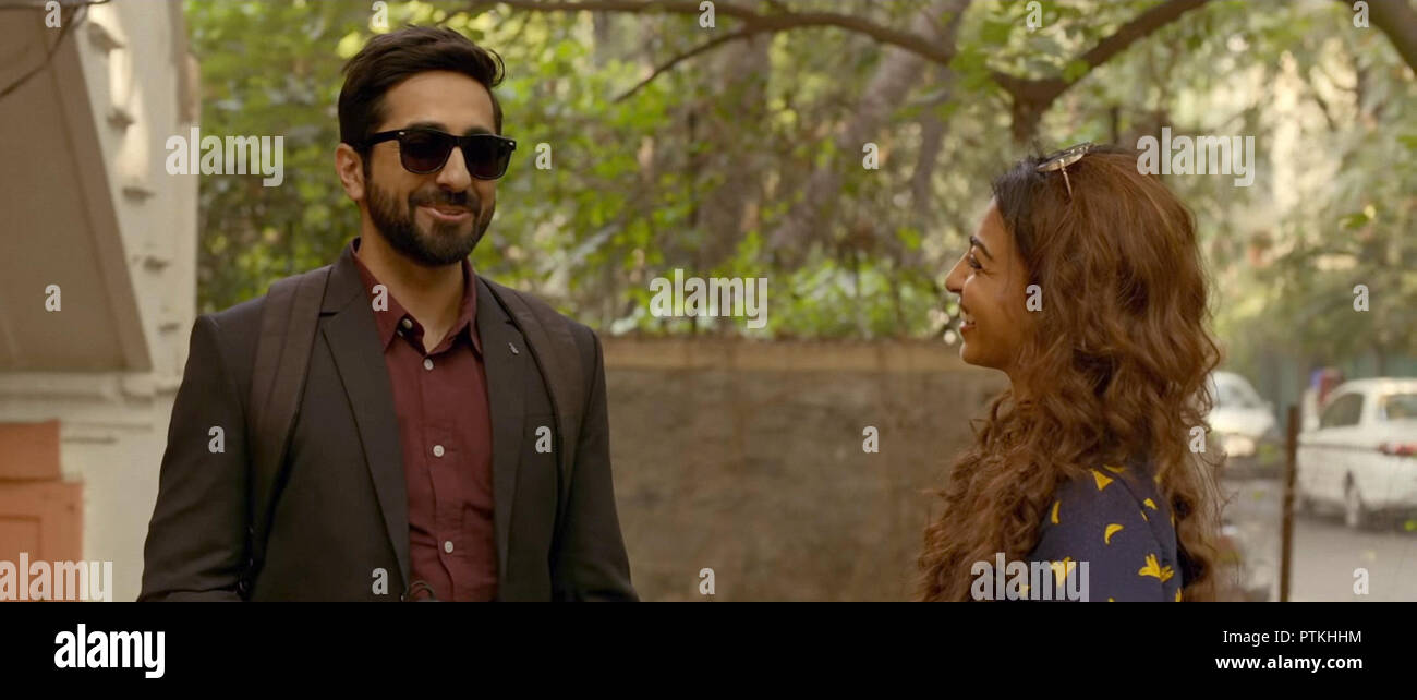 ANDHADHUN, from left: Ayushmann Khurrana, Radhika Apte, 2018. © Viacom ...