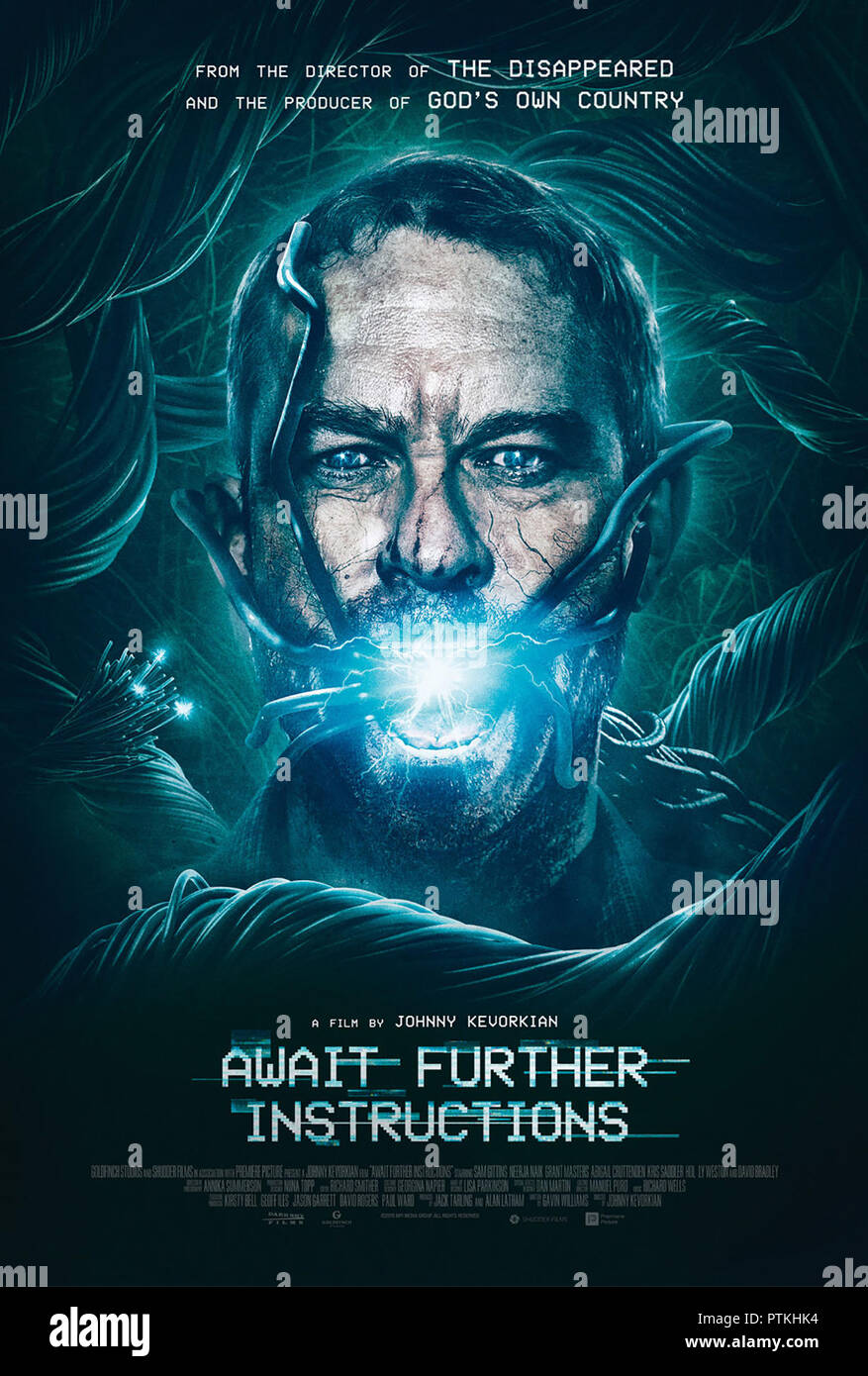 AWAIT FURTHER INSTRUCTIONS, US poster, Grant Masters, 2018. © Dark Sky ...